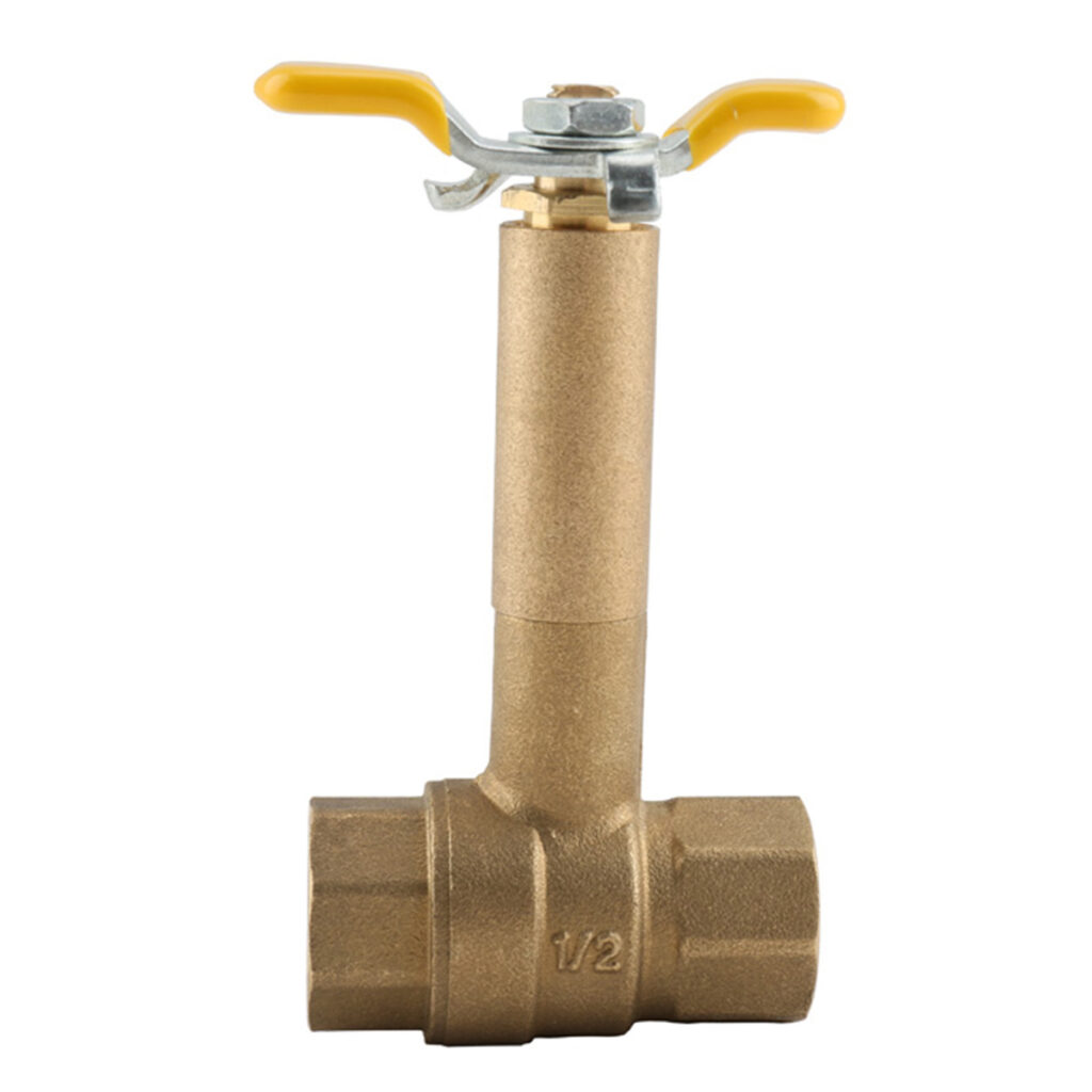BW-LFB19 brass long handle ball valve thread ends - BMAG Valves | BESTWAY