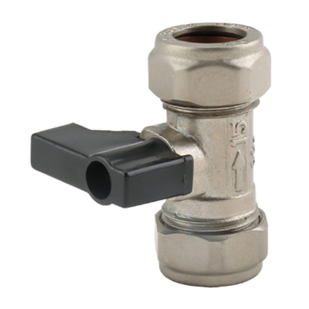 BW-B106 Brass isolating valve with compression end - BMAG Valves | BESTWAY